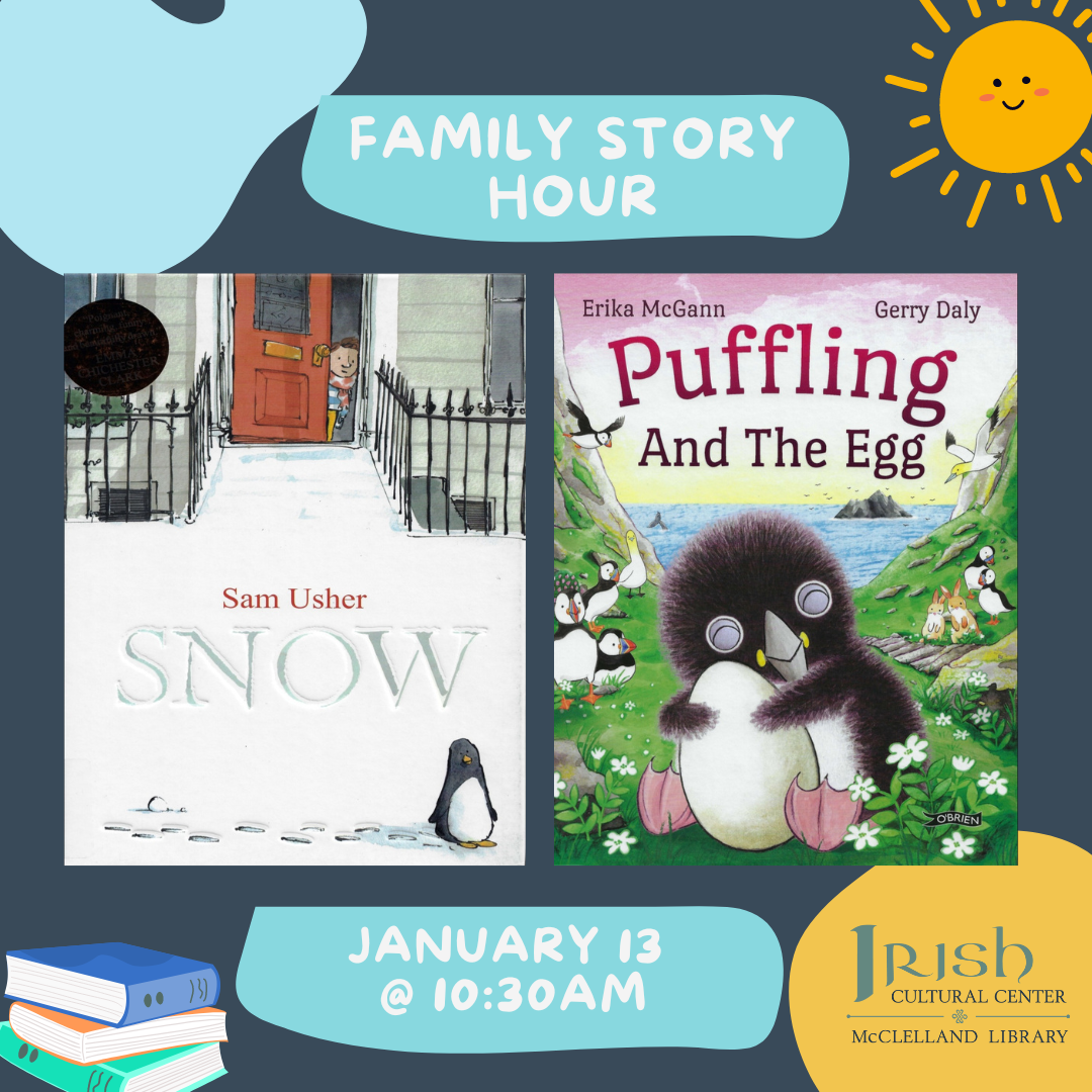 Family Story Hour | Irish Cultural Center and McClelland Library